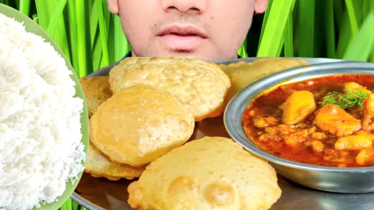 Eating Rajma Chawal, Kadi Pakoda, Chole Bhature, Chilli Paneer Gravy ...