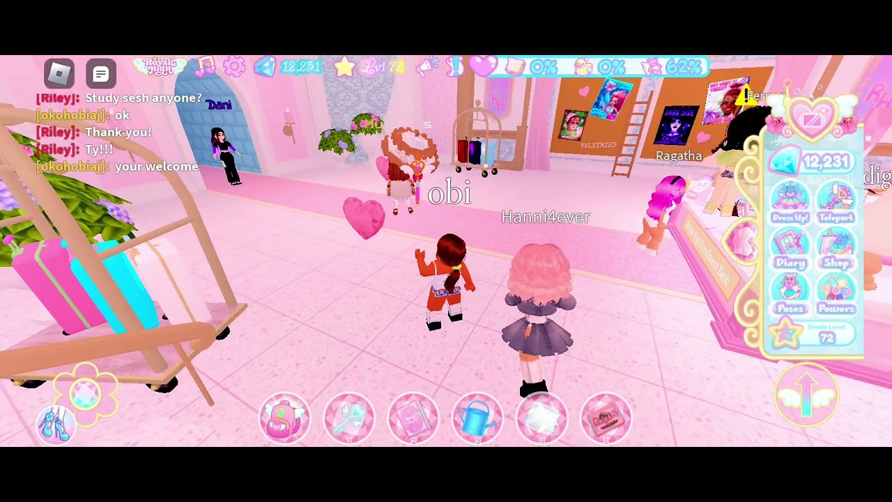 playing Roblox in royal high - YouTube