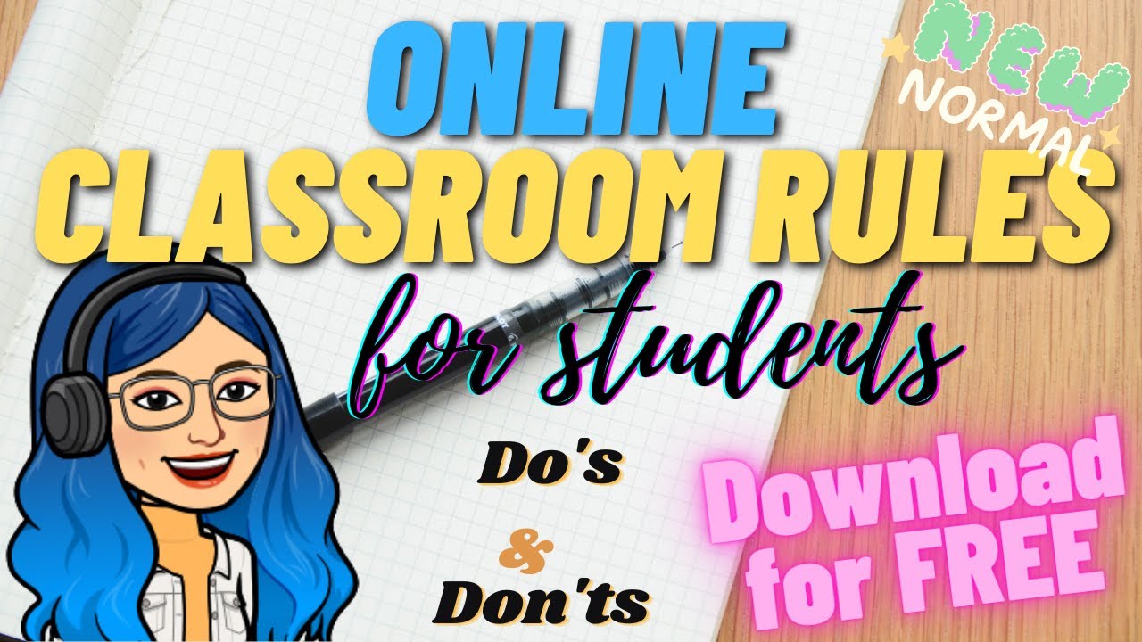 Online Classroom Rules For Students Online Class For New Normal 2020 Online Classroom Rules For Students Online Class For New Normal 2020
