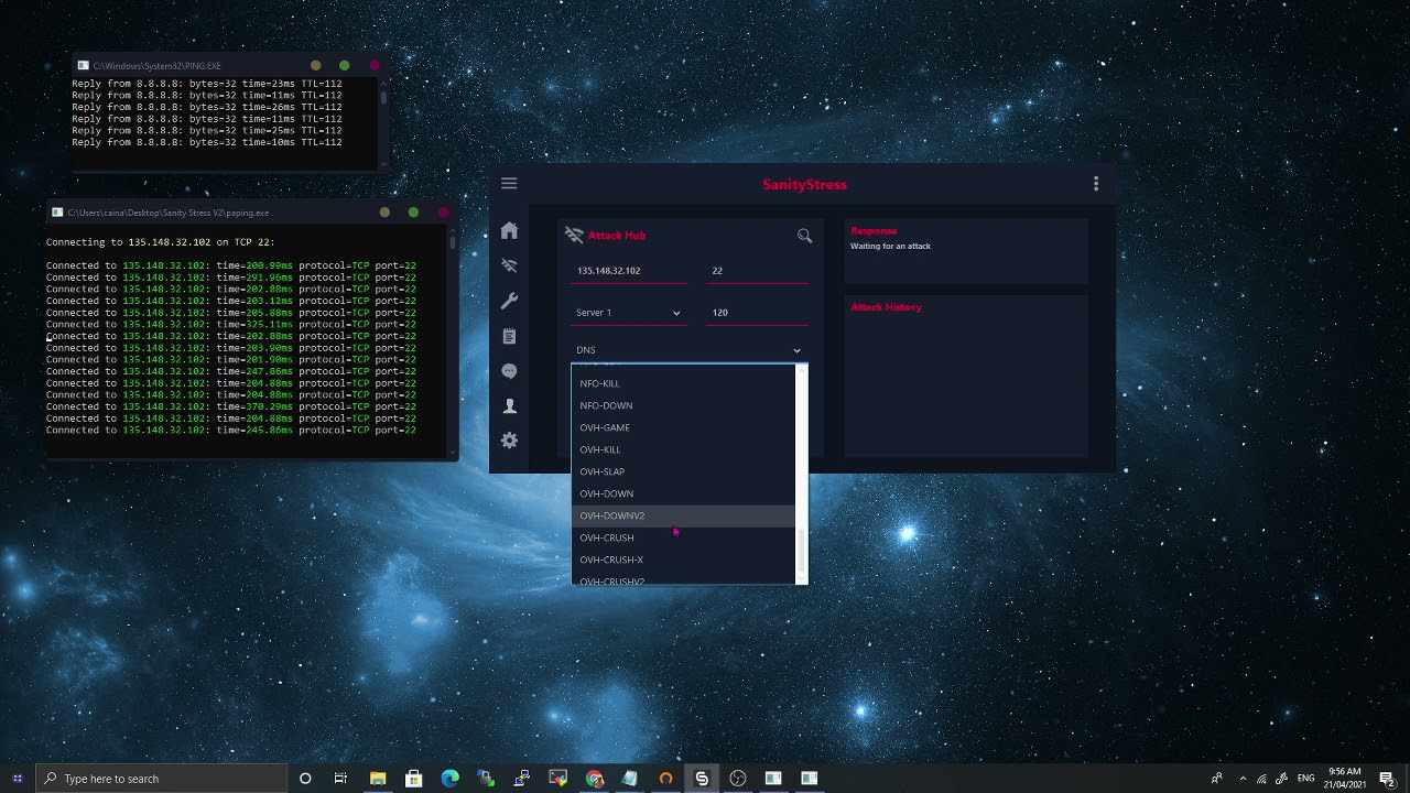 SANITY STRESS V2 BEST IP BOOTER BEST IP STRESSER 2021 - YouTube