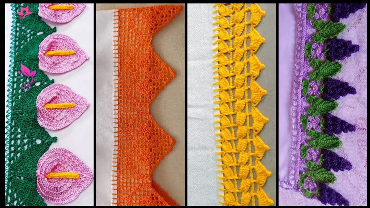 Attractive & stunning impressively handmade crochet lace work design ...