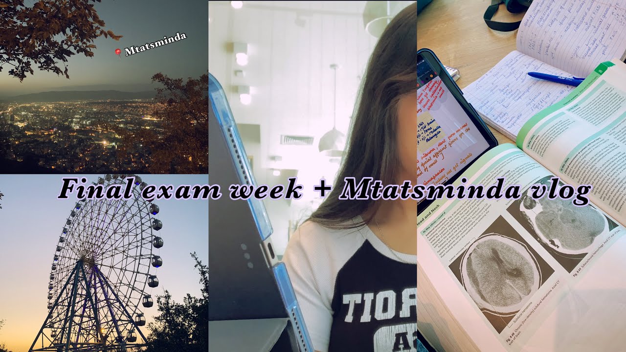 Final exam week; library ; study with us; Mtatsminda 🤍 #3 - YouTube