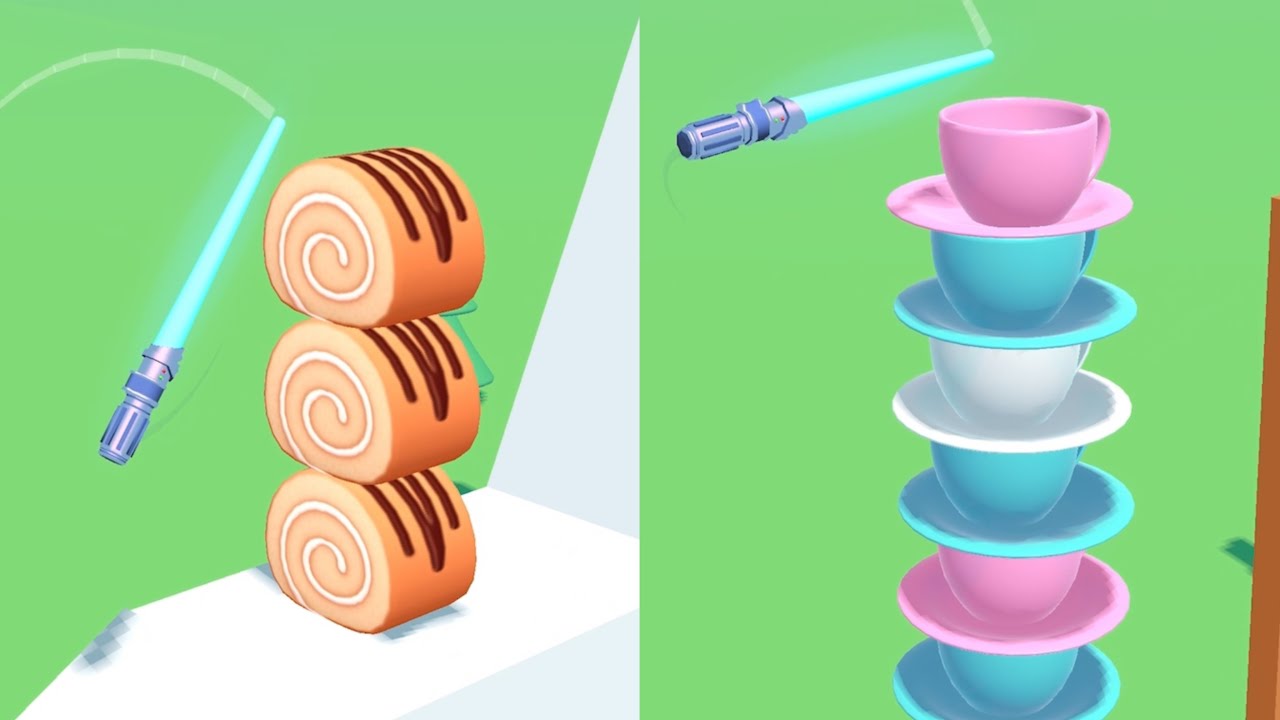 Slice Master! Very Satisfying And Relaxing ASMR Slicing Game - YouTube