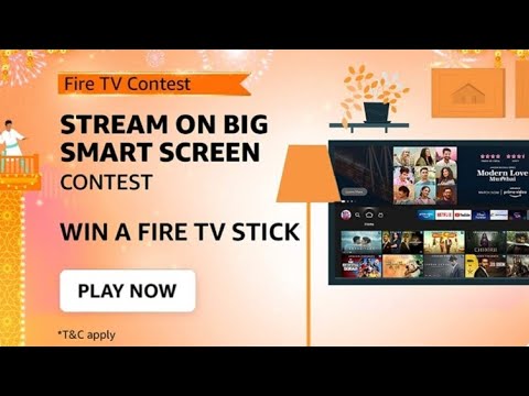 Amazon Fire Tv Contest Quiz Answers Today | Today Win A Fire Tv Stick ...