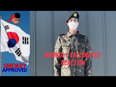 Jin BTS Wrongly Vaccinated by Rouge Military Medical Staff #bts #btsreaction #btsarmy #btsnews