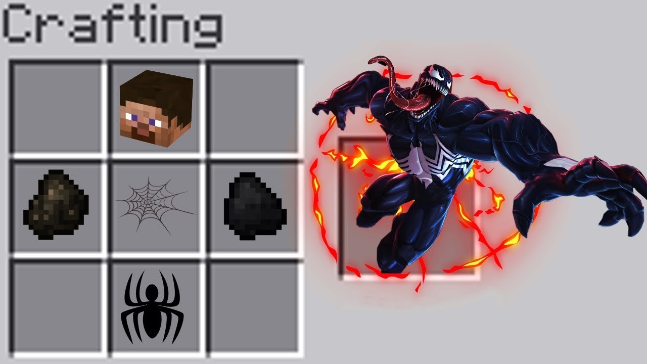 COMO FAZER O VENOM NO MINECRAFT (MINECRAFT MACHINIMA) - YouTube