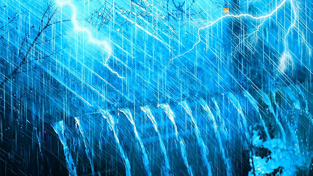 Beat Insomnia and Sleep Well with Torrential Rain & Rumbling Thunder on ...