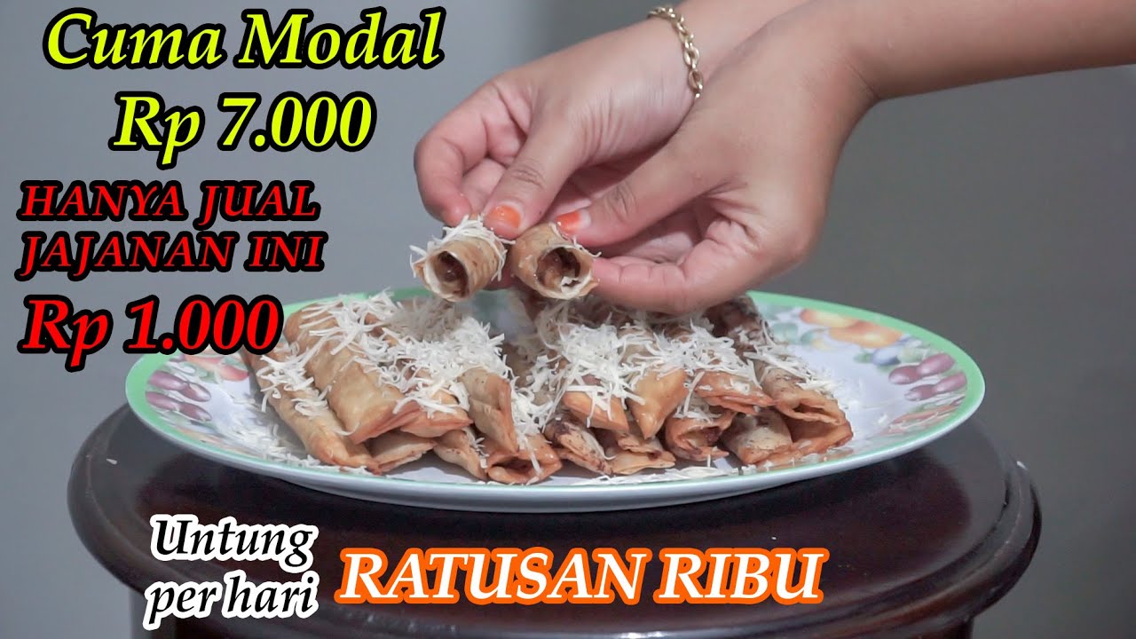 Wow...!! Hanya modal 7 ribu ide jualan jajanan 1000an untung ratusan ...