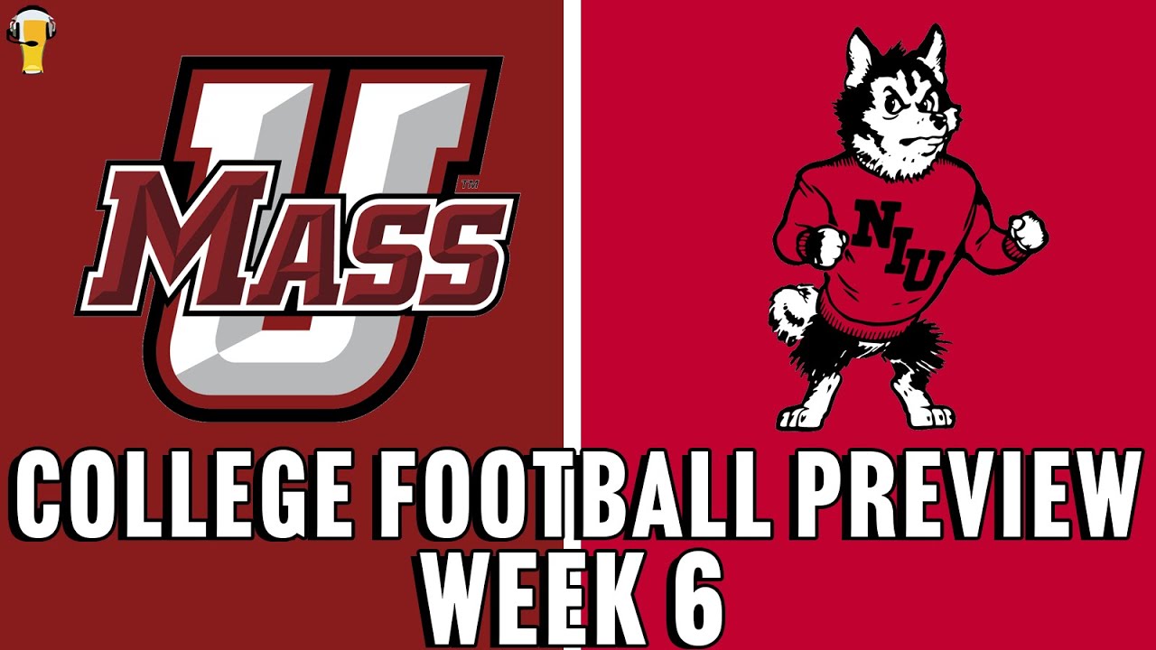 UMASS Minutemen vs Northern Illinois Huskies | Week 6 College Football ...