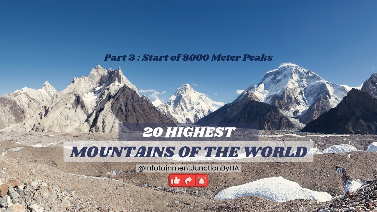 Start of 8000 Meter Peaks | Part 3 | No. 14, 13 & 12 | Top 20 Highest ...