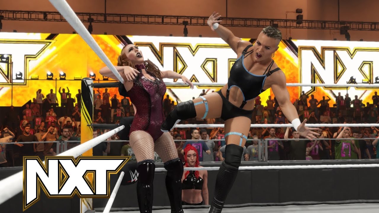 WWE2K23 NXT IVY NILE VS ISLA DAWN(W/ ALBA FYRE) - YouTube