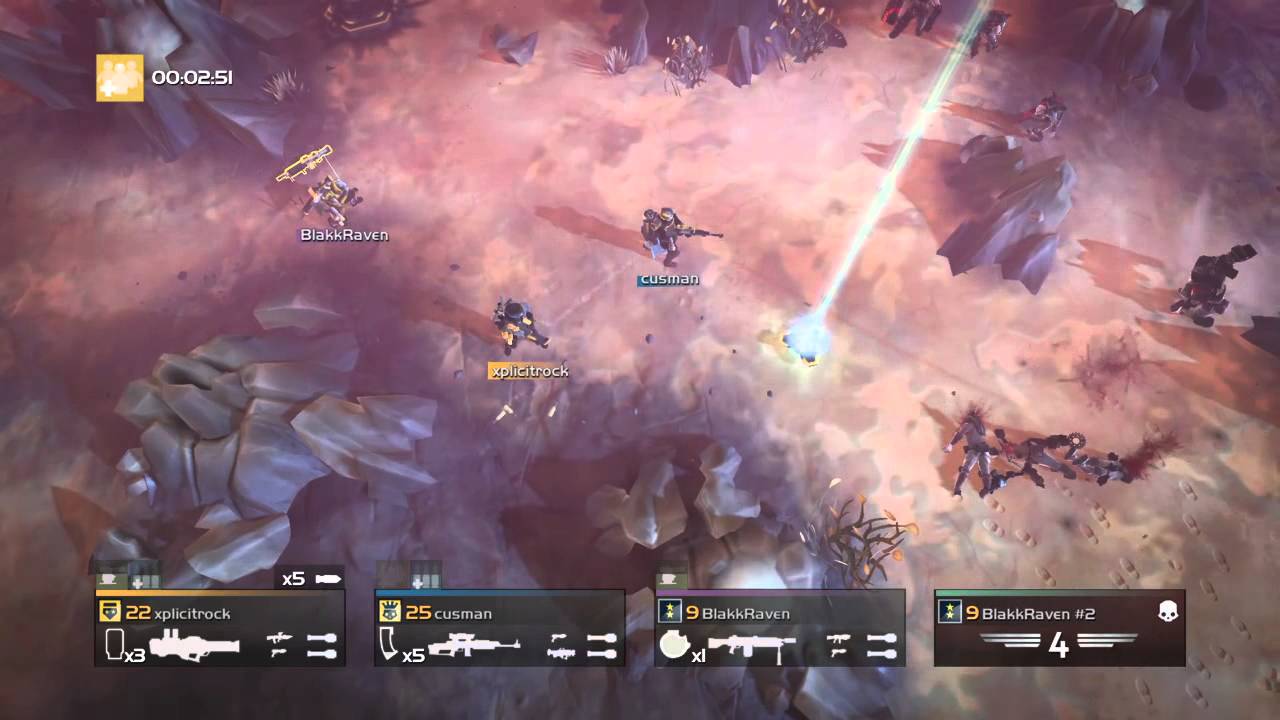 Helldivers - Camper + Commando vs Cyborgs (Level 5) - YouTube