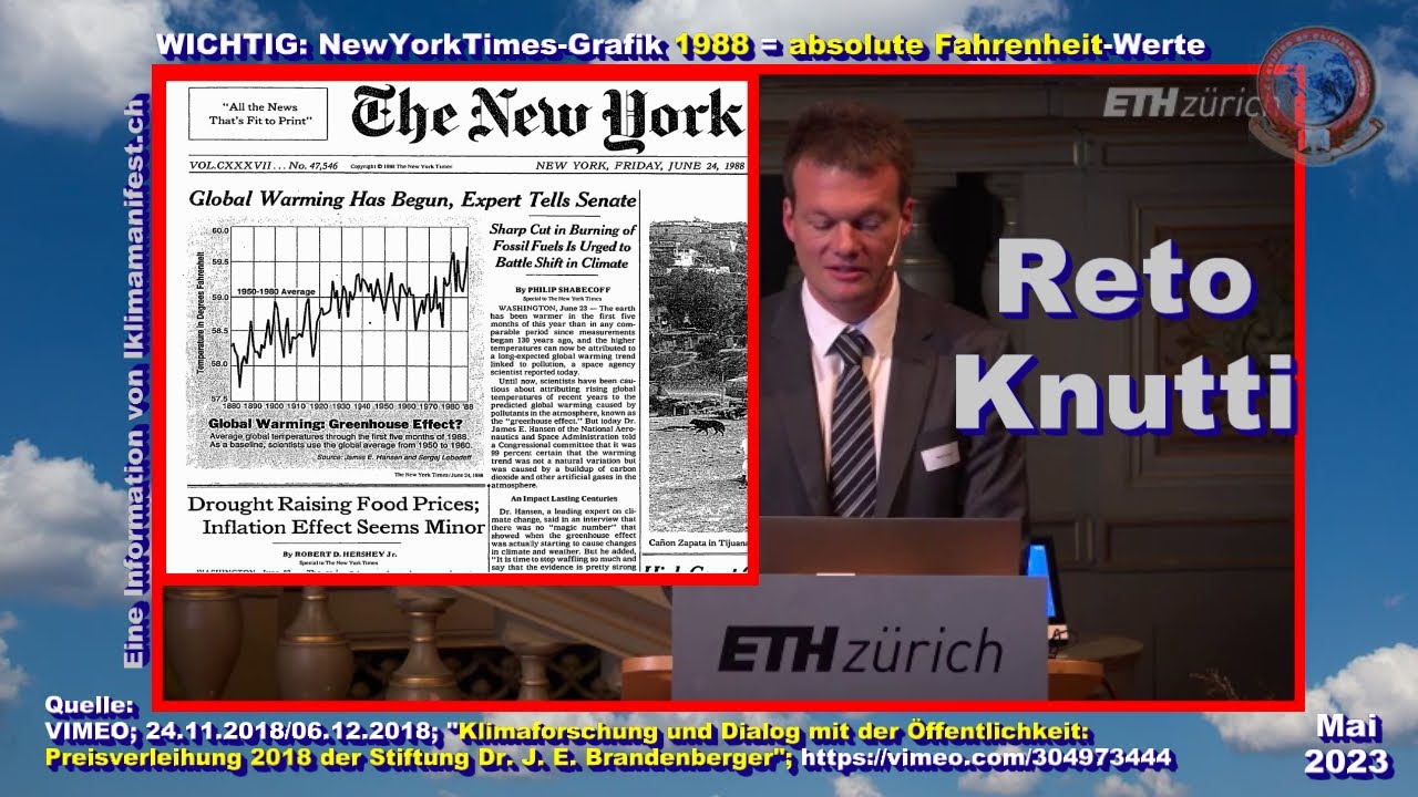 Schweizer Klimaforscher Reto Knutti verschweigt Fahrenheit-auf-Celsius ...