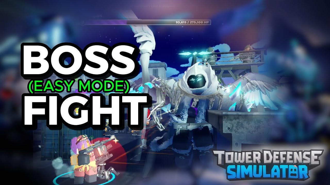 FROST SPIRIT BOSS BATTLE + CUTSCENES (EASY MODE) | ROBLOX | TDS - YouTube