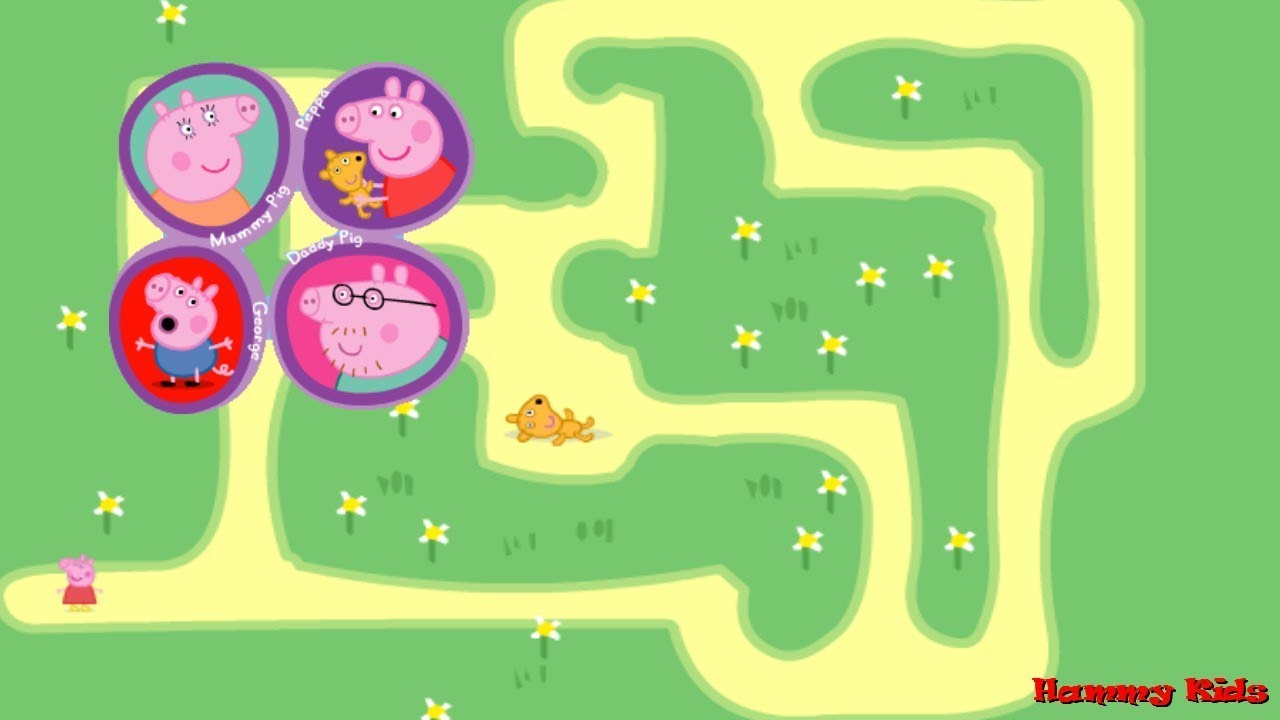 Peppa Pig Maze Game Gameplay for Kids - YouTube