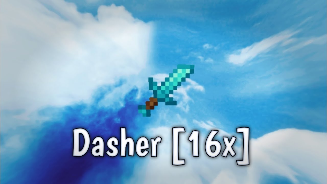 minecraft bedwars pvp pack || mcpe Dasher 16x texture pack 1.21 || bedwars texture pack - YouTube