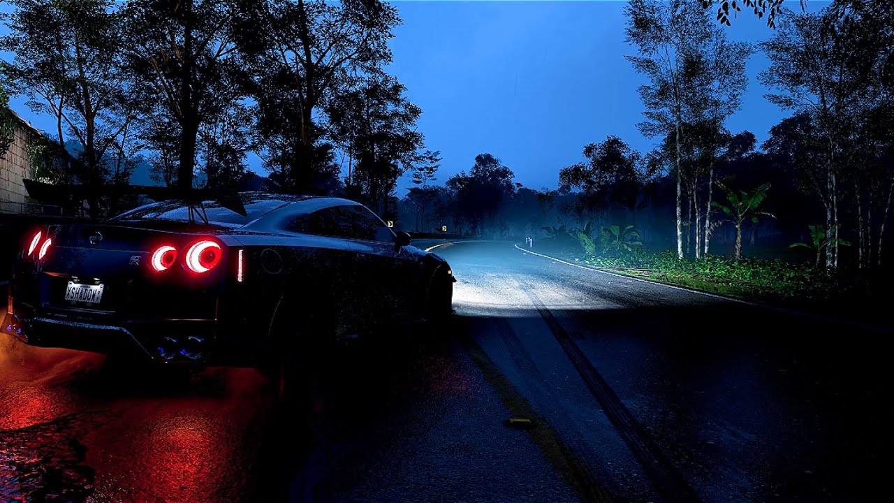 Oneheart & Reidenshi - Snowfall | Sad hours | Night drive | Nissan GTR ...