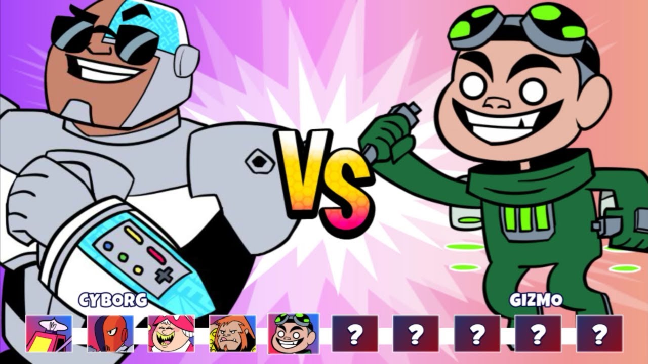 Jump Jousts 2 : Cyborg VS Gizmo - Teen Titans Go (CN Games). - YouTube
