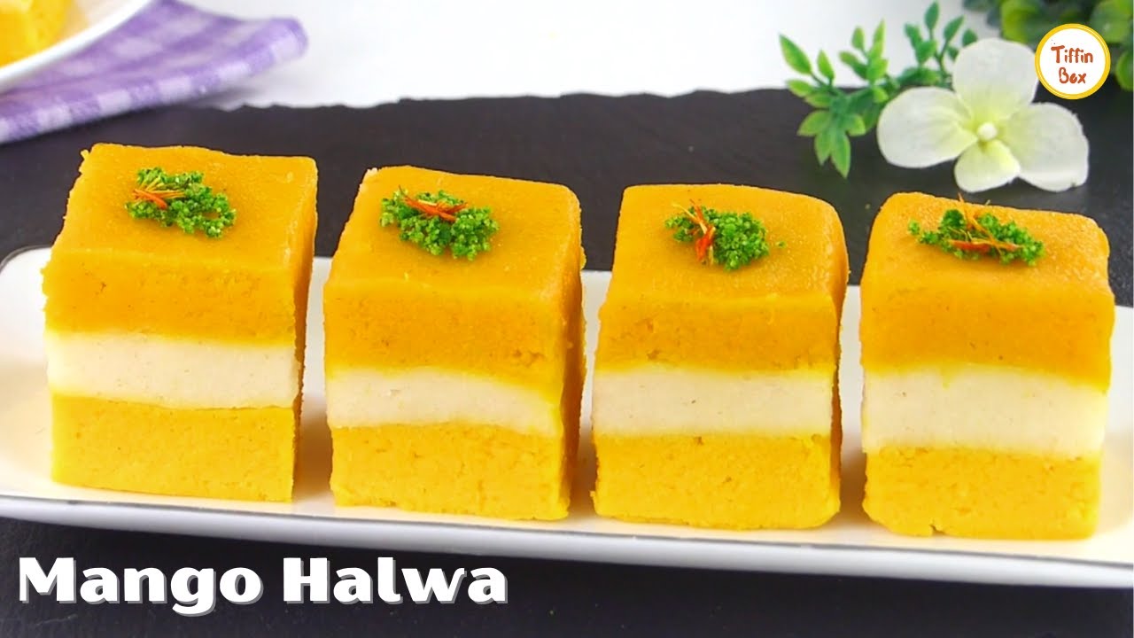 Mango Halwa Recipe by Tiffin Box | Suji Mango Halwa - YouTube