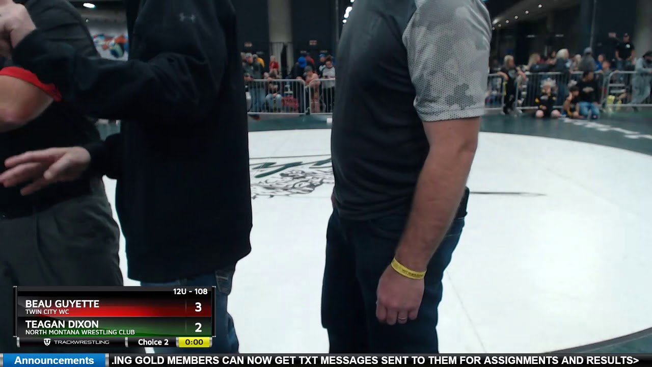 12U 108 Teagan Dixon North Montana Wrestling Club Vs Beau Guyette Twin ...