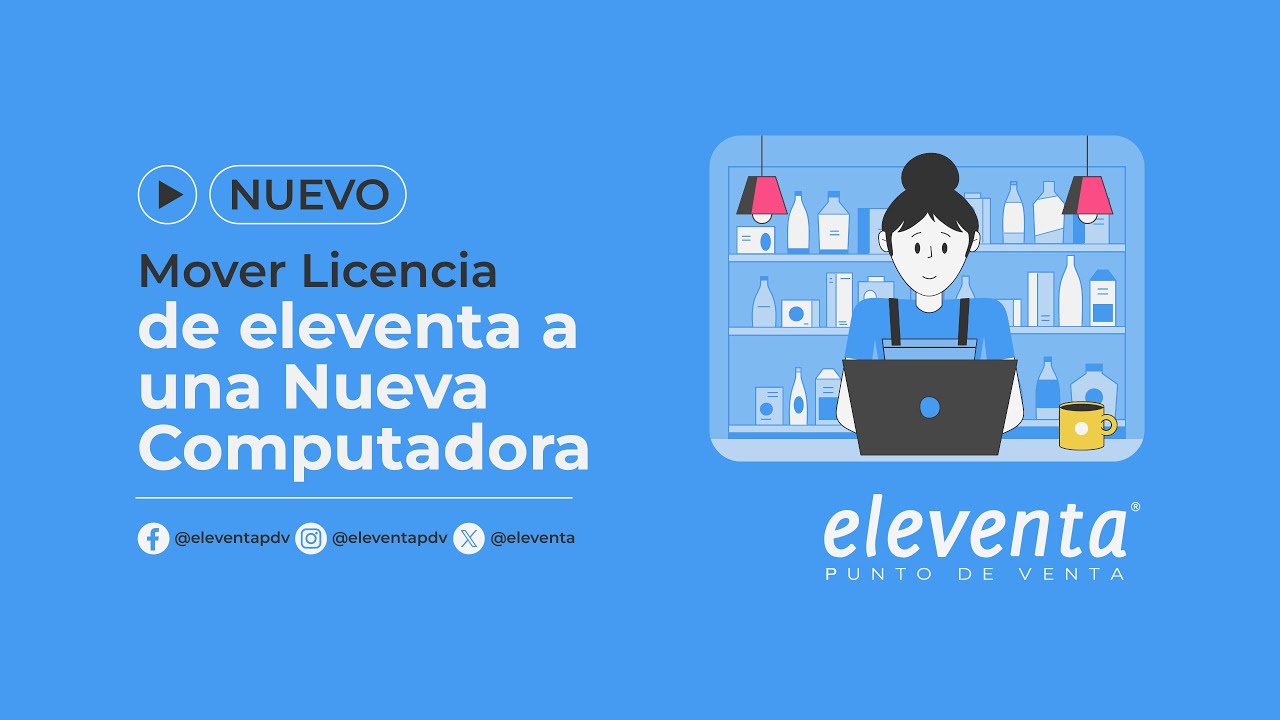 Mover licencia de eleventa - eleventa punto de venta - YouTube