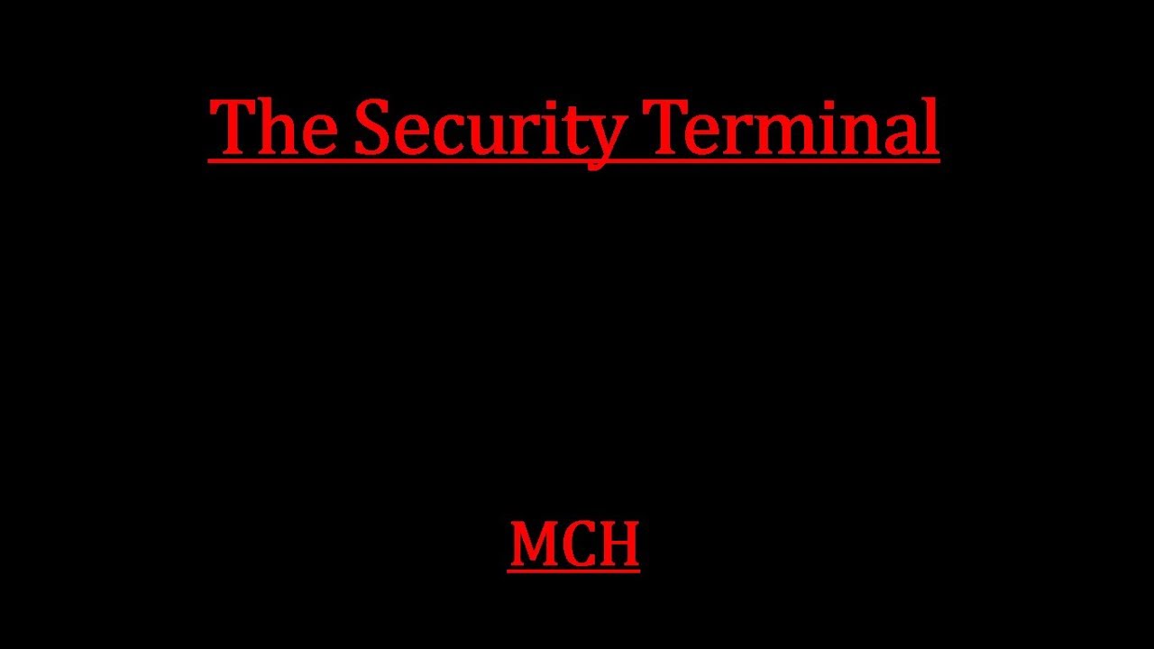 The Security Terminal Minecraft - YouTube