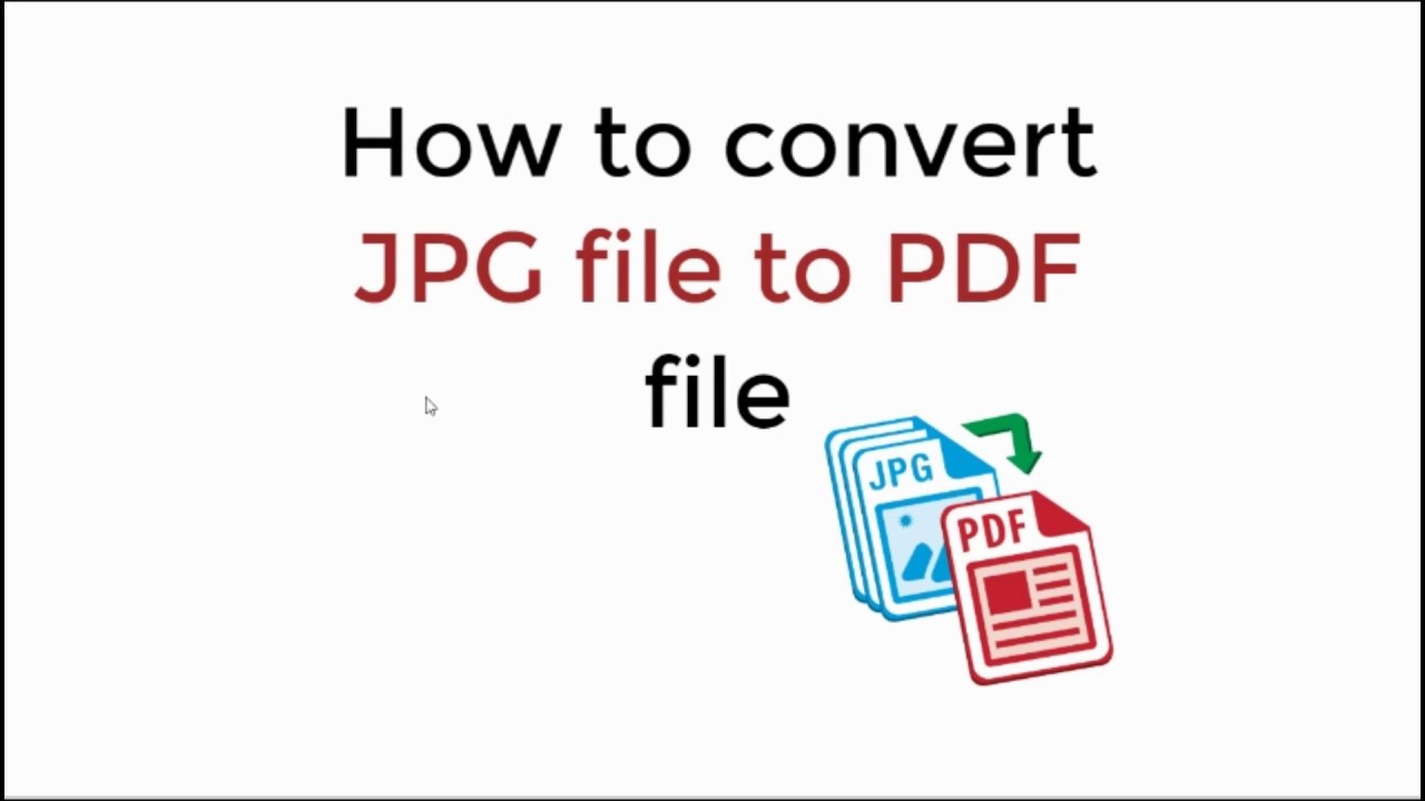 How to Convert JPG to PDF UPDATED 100% WORKING - YouTube