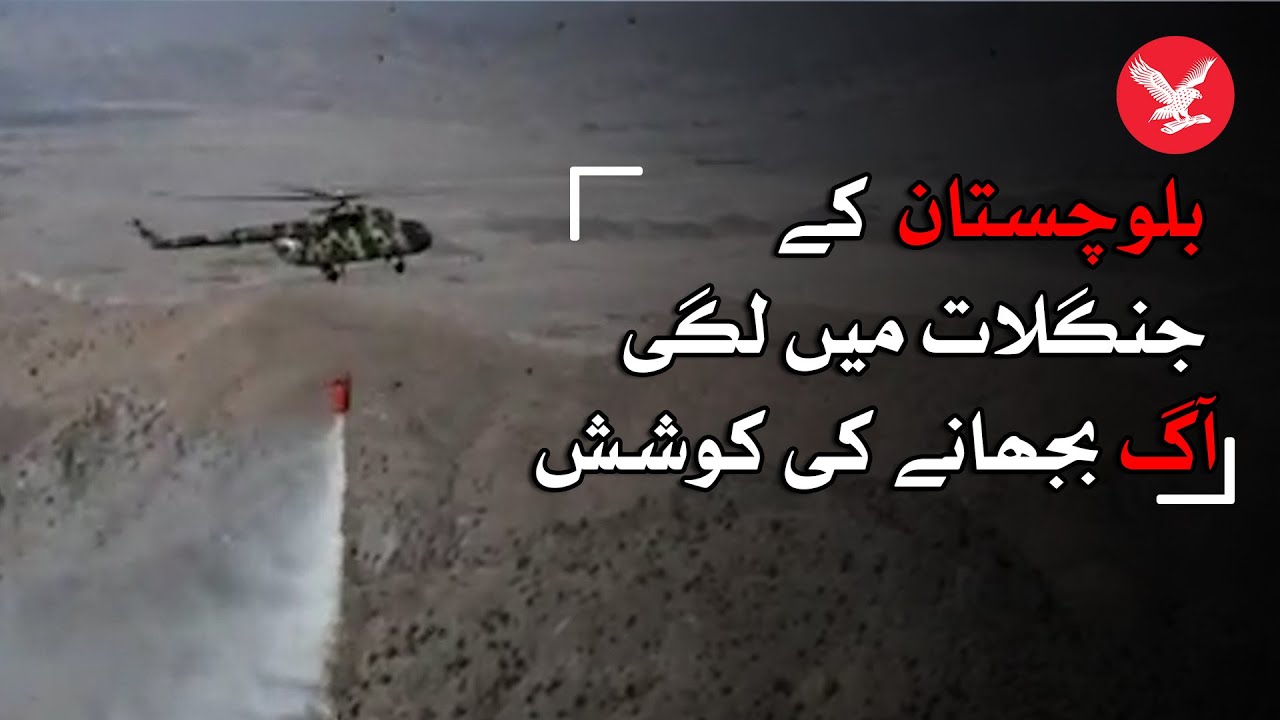 Pakistan Army helps control Balochistan forest fire - YouTube