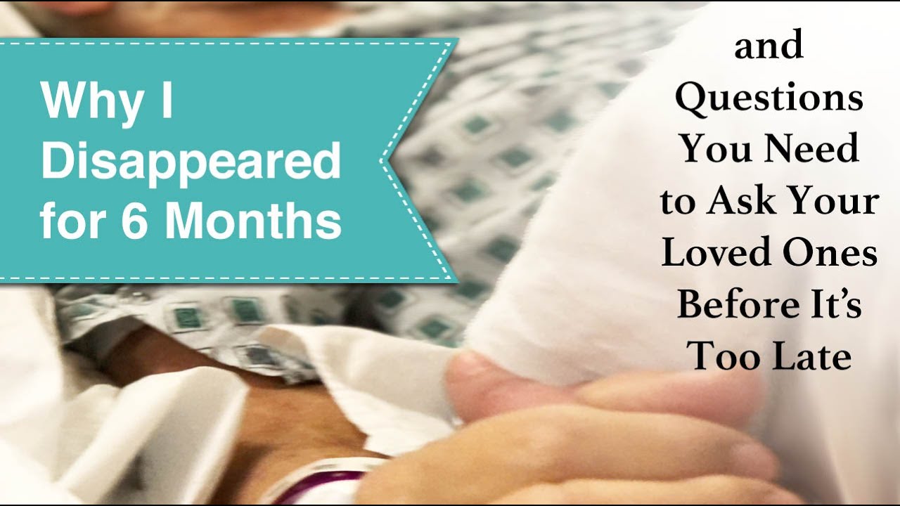 Why I Disappeared and Questions You Must Ask Your Loved Ones Before It ...