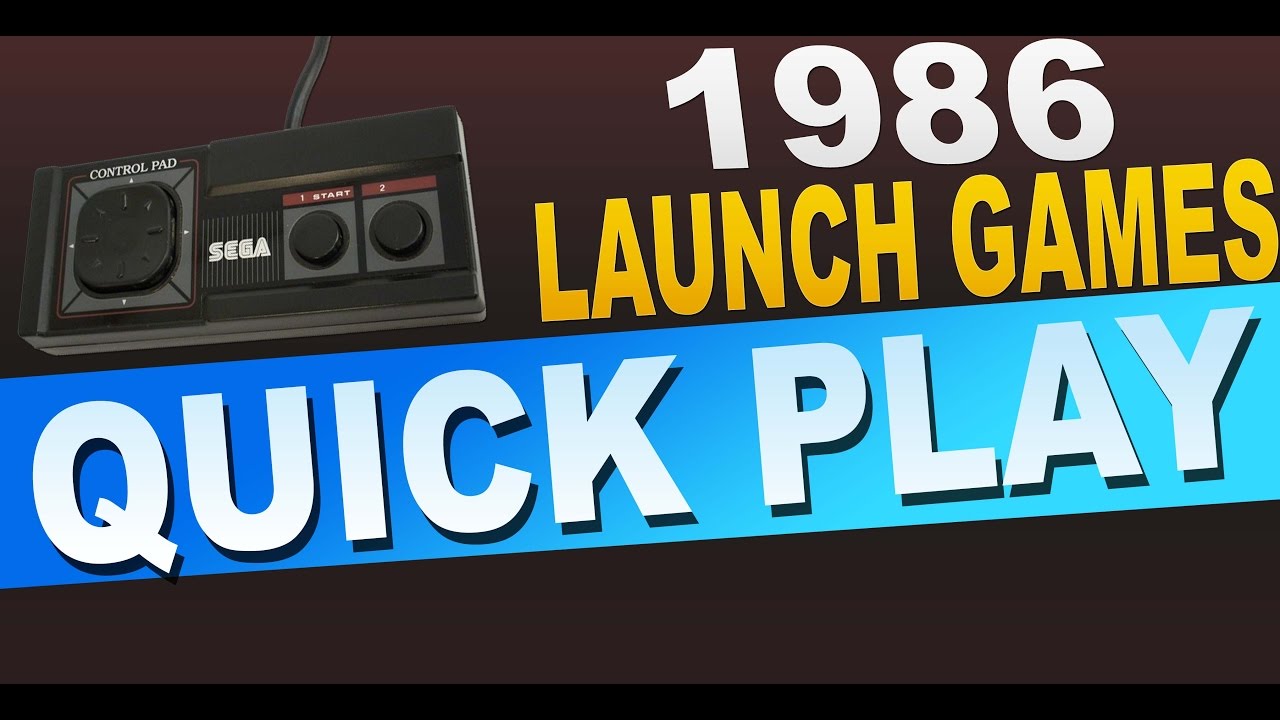 1986 SEGA MASTER SYSTEM LAUNCH GAMES (Quick Play) - YouTube