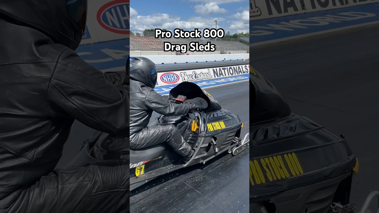 Pro Stock 800 Drag Sleds - YouTube