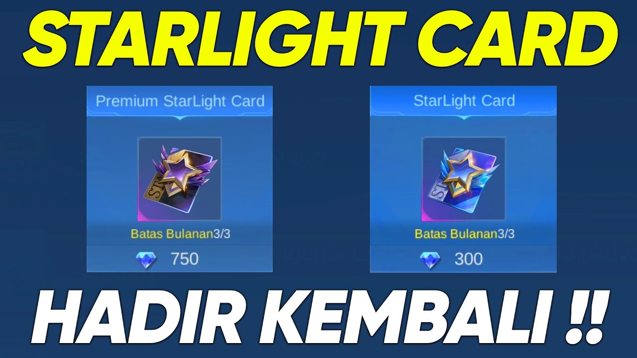 STARLIGHT CARD TIDAK DI HAPUS DAN AKAN HADIR KEMBALI DI STARLIGHT ...