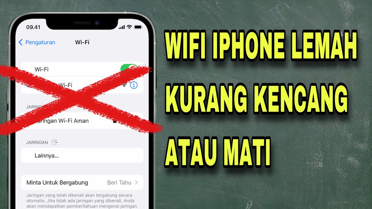 Tutorial Wifi IPhone Lemot Jadi Ngebut - YouTube