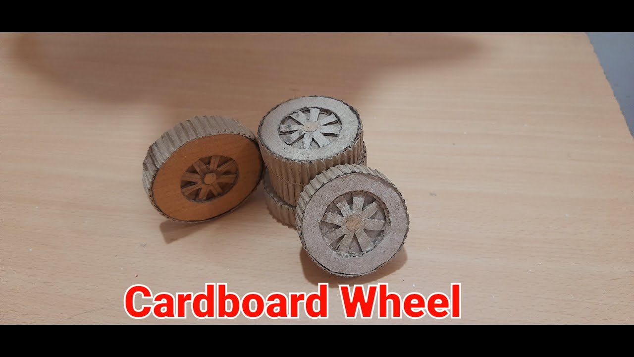 How to make cardboard wheel at home |Truck tyre|DanCreator|DaveHax ...