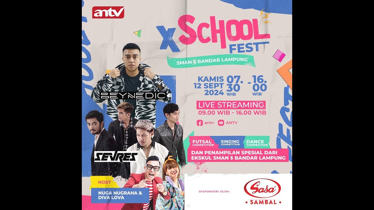 X School Fest antv di SMAN 5 Bandar Lampung - YouTube