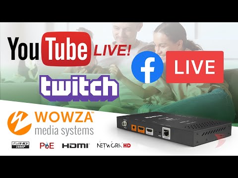 Live Streaming Encoder for Youtube, Facebook, WOWZA & more by WyreStorm - NHD-300-TX