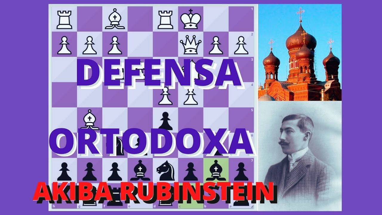 Partidas de Akiba Rubinstein - Defensa Ortodoxa con Negras - YouTube