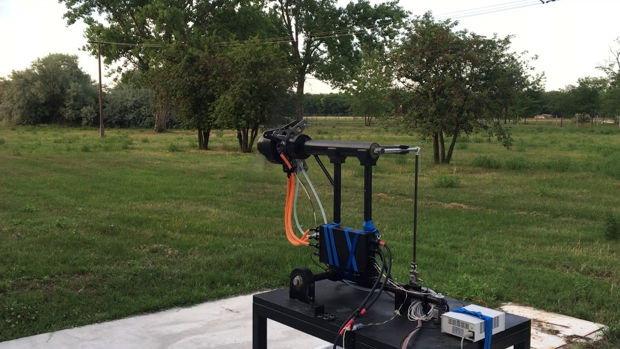 Propeller test with speed control - YouTube