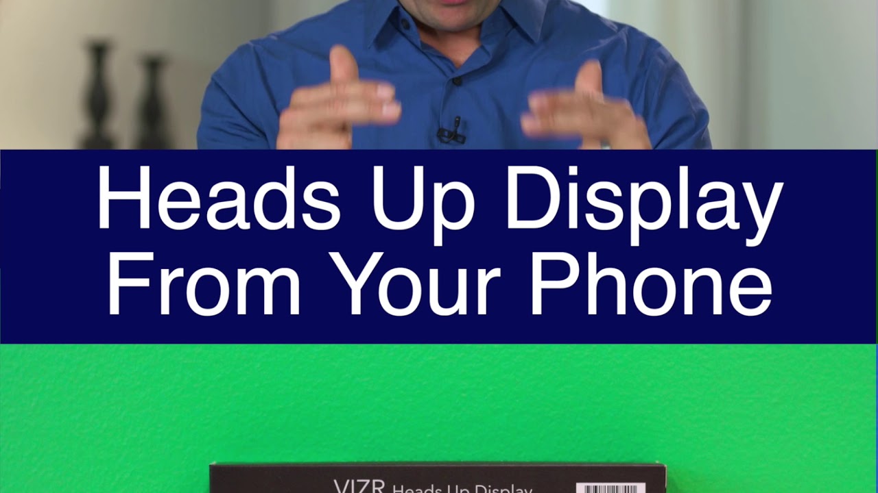 Turn your phone to a heads up display - YouTube