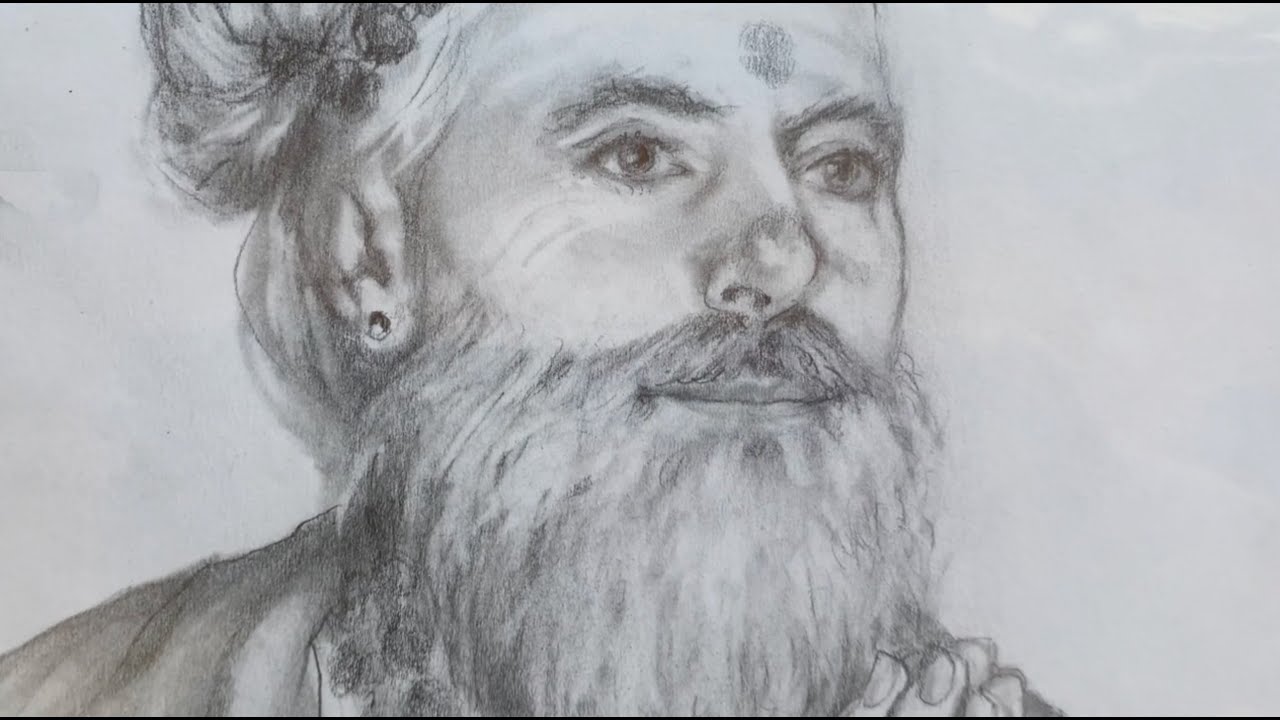 Extraordinary Sketches of Sivaya Subramuniyaswami - Part 1 - YouTube