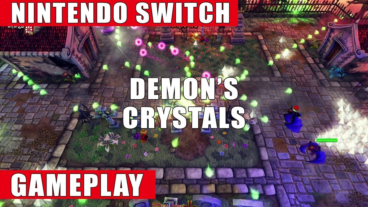 Demon's Crystals Nintendo Switch Gameplay - YouTube