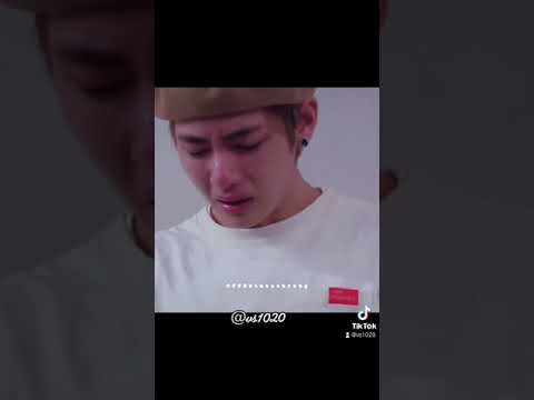 BTS V CRYING MOMENT - YouTube