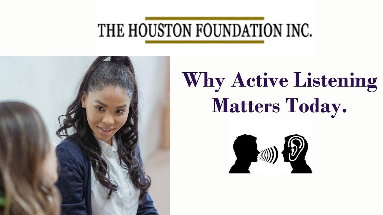 Why Active Listening Matters Today - YouTube