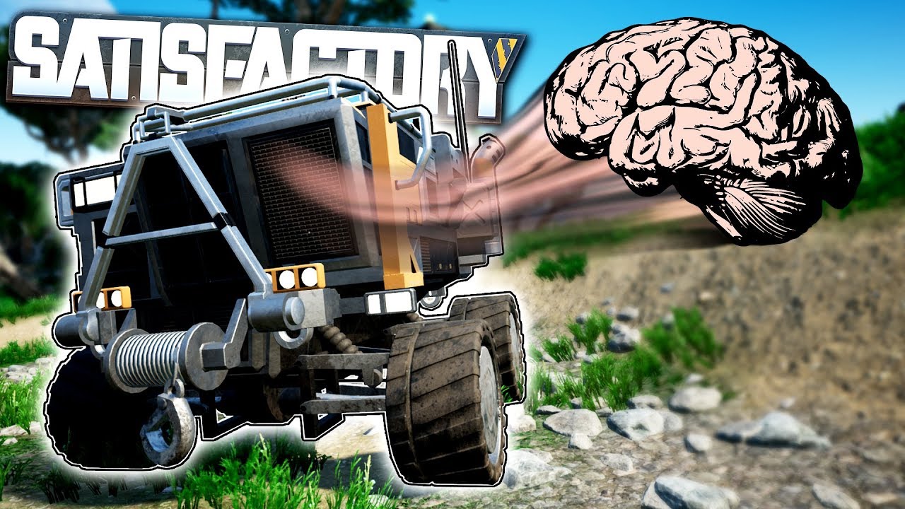 My Tractor Went Rogue and Led Me to A Secret Cave! - Satisfactory ...