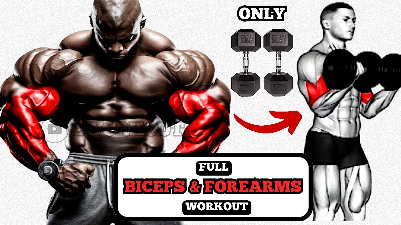 Dumbbell Only - Full Biceps and Forearms Workout for Massive Arms - YouTube