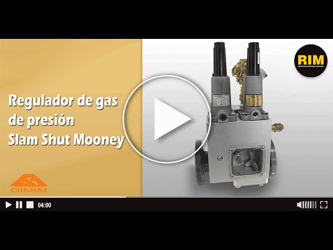 Regulador de gas de presión Slam Shut Mooney - YouTube