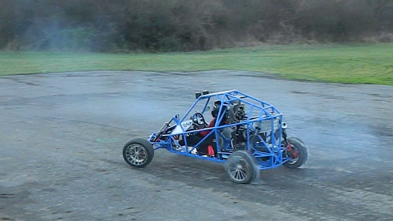 Buggy barracuda suzuki gsxr-600w drift - YouTube