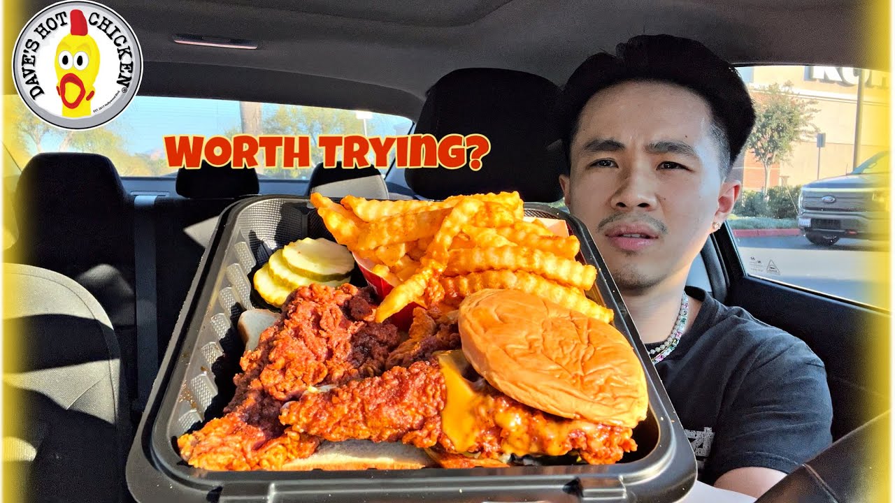 Trying Dave's Hot Chicken For The First Time Worth it? | Review - YouTube