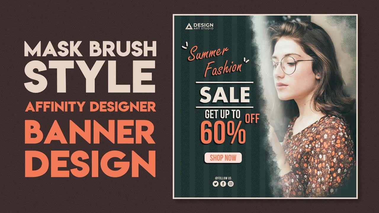 Create STUNNING Banners with Affinity Designer's Brush Tool! - YouTube