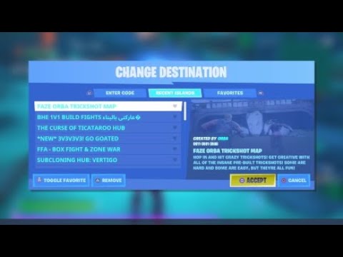 Faze orbas trickshot map code - YouTube